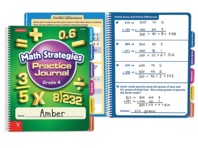Math Strategies Practice Journal - Gr. 4 at Lakeshore Learning