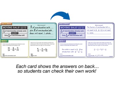 Spot the Error! Math Activity Cards - Gr. 4 at Lakeshore Learning