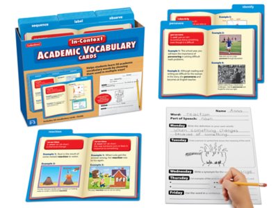 In-Context Academic Vocabulary Cards - Gr. 2-3 at Lakeshore Learning