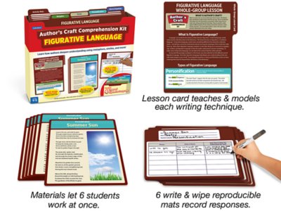 Author’s Craft Figurative Language Comprehension Kit at Lakeshore Learning