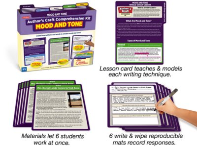 Author’s Craft Mood and Tone Comprehension Kit at Lakeshore Learning