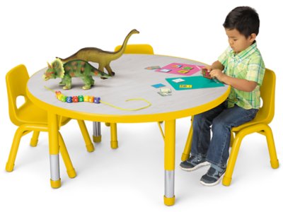 Kids Color™ Adjustable Round Tables at Lakeshore Learning