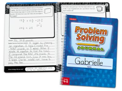 Solve & Explain Problem Solving Journal - Gr. 4-5 - Set of 10 at ...