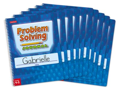 Solve & Explain Problem Solving Journal - Gr. 4-5 - Set of 10 at ...