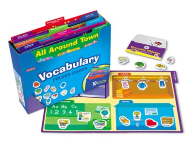Vocabulary Folder Game Library - Pre K-K at Lakeshore Learning