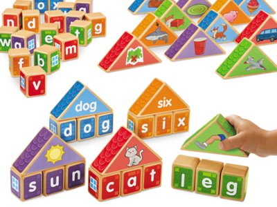 Build-A-Word Houses at Lakeshore Learning