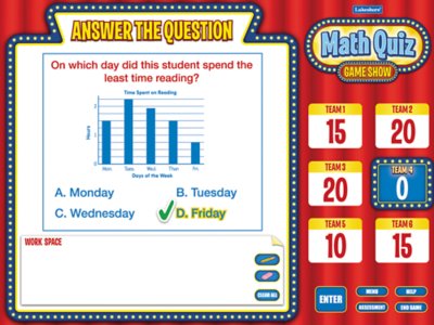 Math Quiz Game Show - Gr. 1-3 - Interactive CD-ROM - Site License at ...