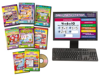 Mastering Math Skills - Interactive CD-ROM Bundles at Lakeshore Learning