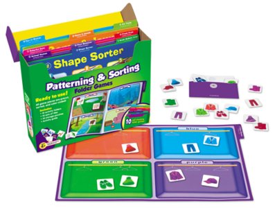Patterning & Sorting Folder Game Library - Pre K-K at Lakeshore Learning