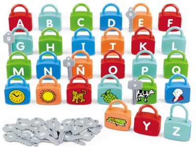 Spanish Alphabet Learning Locks at Lakeshore Learning