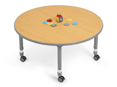 Flex-Space Mobile Round Tables at Lakeshore Learning