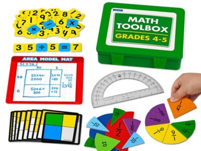 Math Manipulative Toolbox - Gr. 4‑5 at Lakeshore Learning
