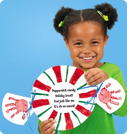 Peppermint Candy Handprint Plates | Lakeshore® Learning Materials