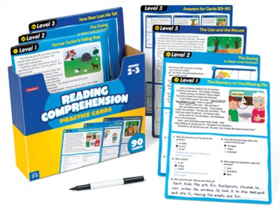 Reading Comprehension Practice Cards - Gr. 2-3 at Lakeshore Learning