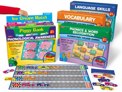 Reading Skills Folder Game Libraries - K-Gr. 1 - Complete Set at ...