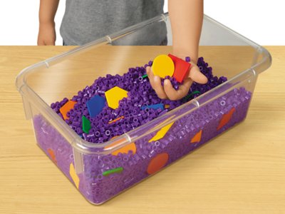 Alphabet Feel & Find Sensory Tub at Lakeshore Learning