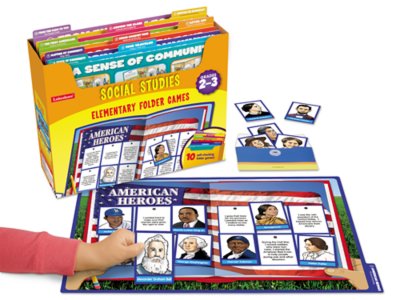 Social Studies File Folder Games - Gr. 2-3 at Lakeshore Learning