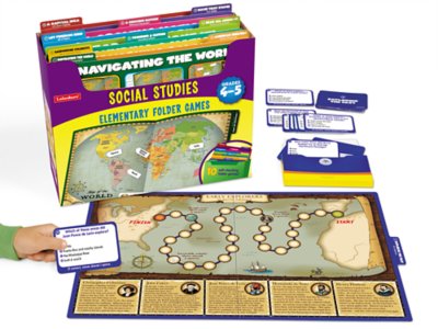 Social Studies File Folder Games - Gr. 4-5 at Lakeshore Learning