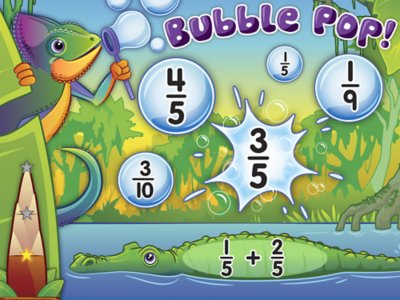 Bubble Pop! Math Challenge Games - Gr. 3‑4 - Interactive CD-ROMs at ...