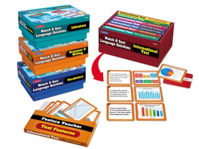 Match & Sort Grammar & Writing Quickies - Gr. 4-5 at Lakeshore Learning