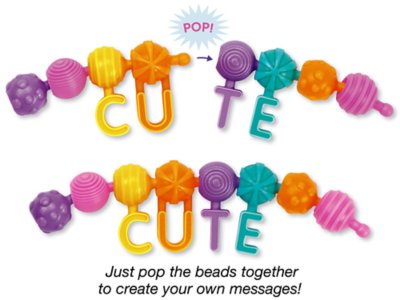 Pop & Wear Letter Beads at Lakeshore Learning