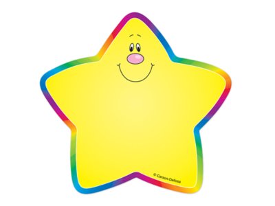 Happy Star Double-Sided Mini Accents at Lakeshore Learning