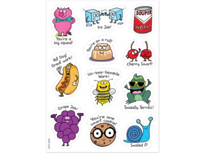 So Much Pun! Motivational Stickers at Lakeshore Learning