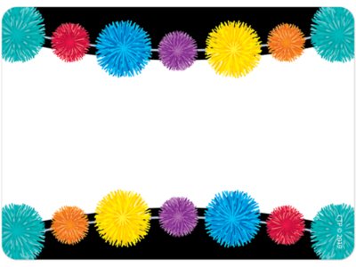 Bold & Bright Pom-Pom Border at Lakeshore Learning