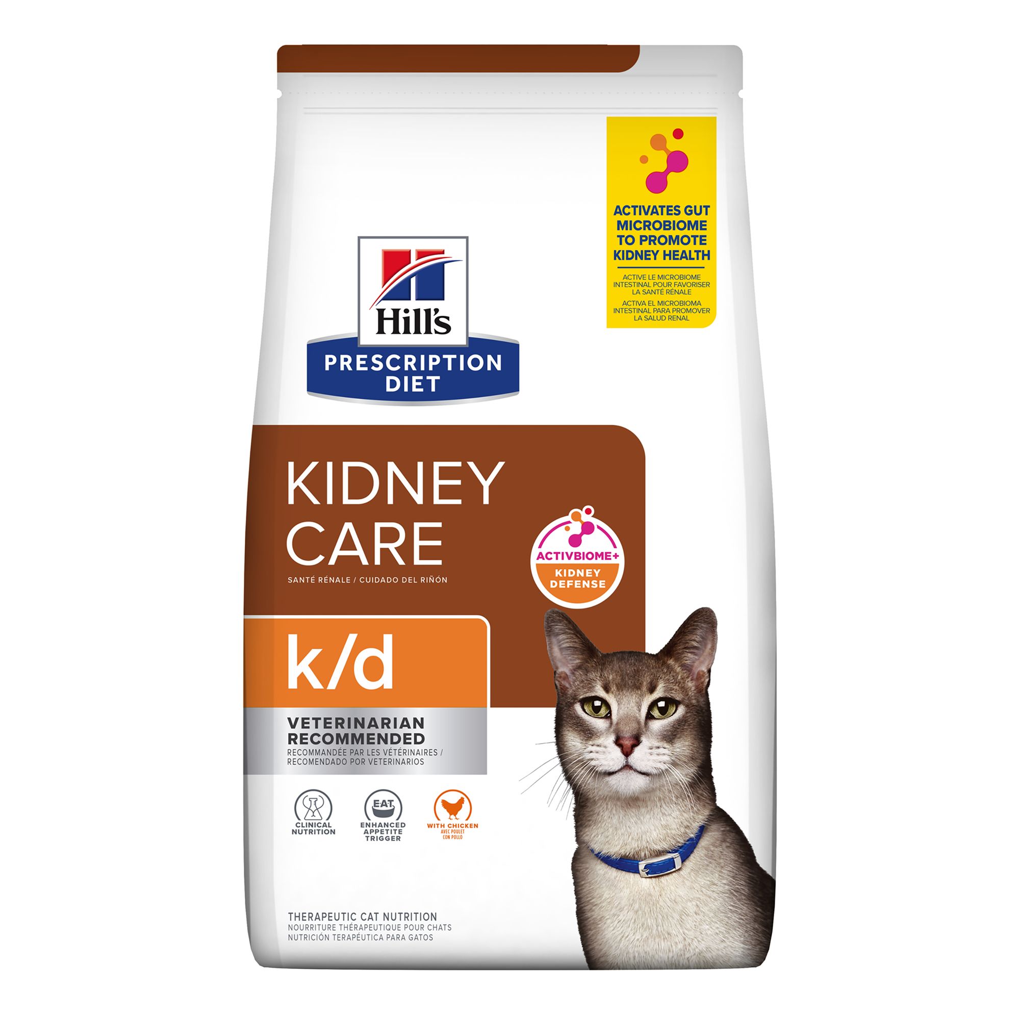 Hill s Prescription Diet K d Kidney Care Cat Food Chicken Cat