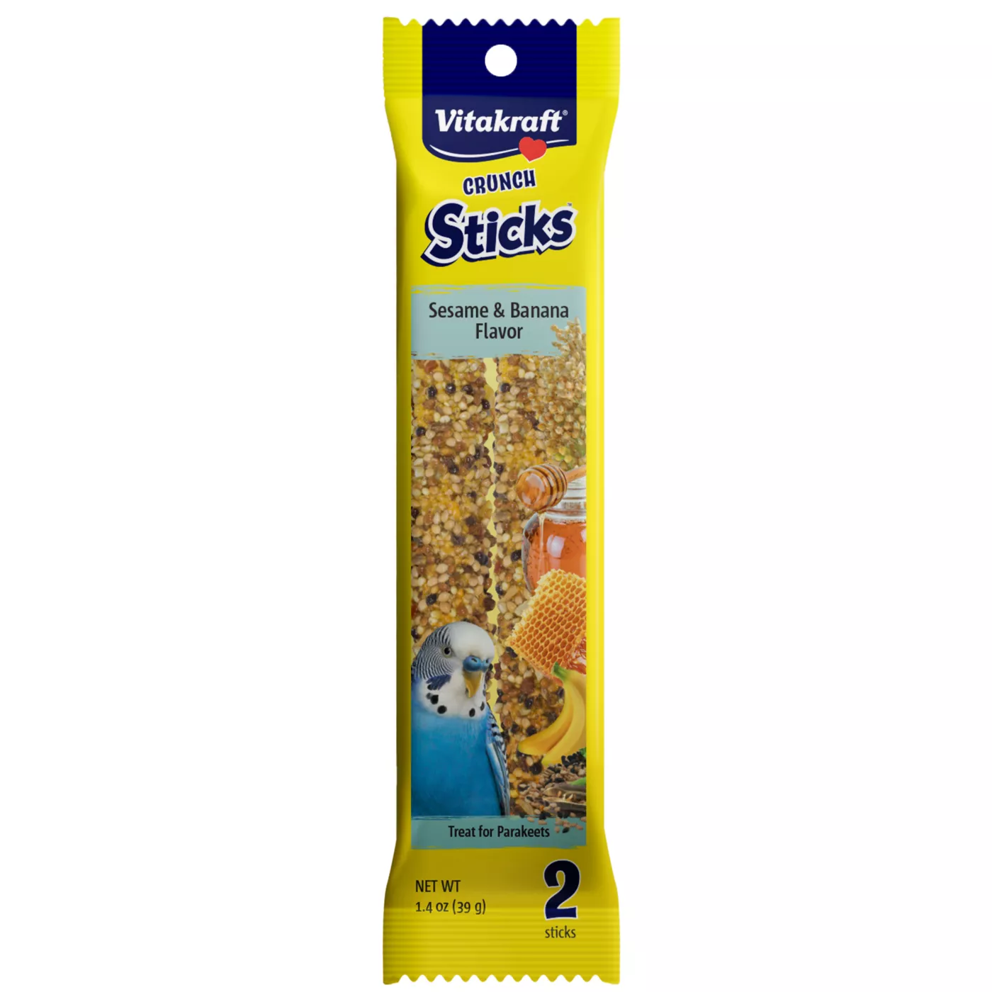 Vitakraft® Crunch Sticks Sesame & Banana Parakeet Treat