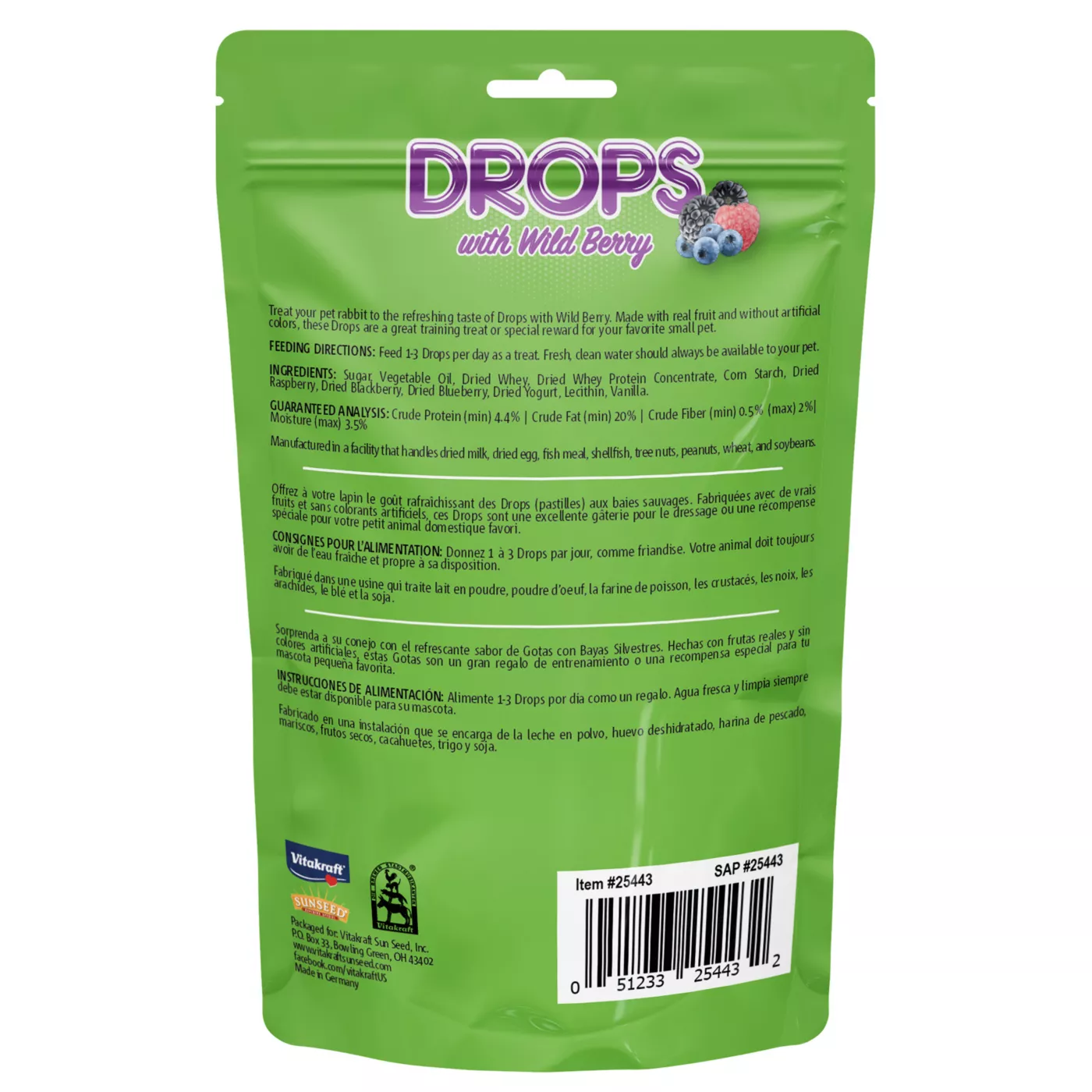 Vitakraft® Drops Rabbit Treats