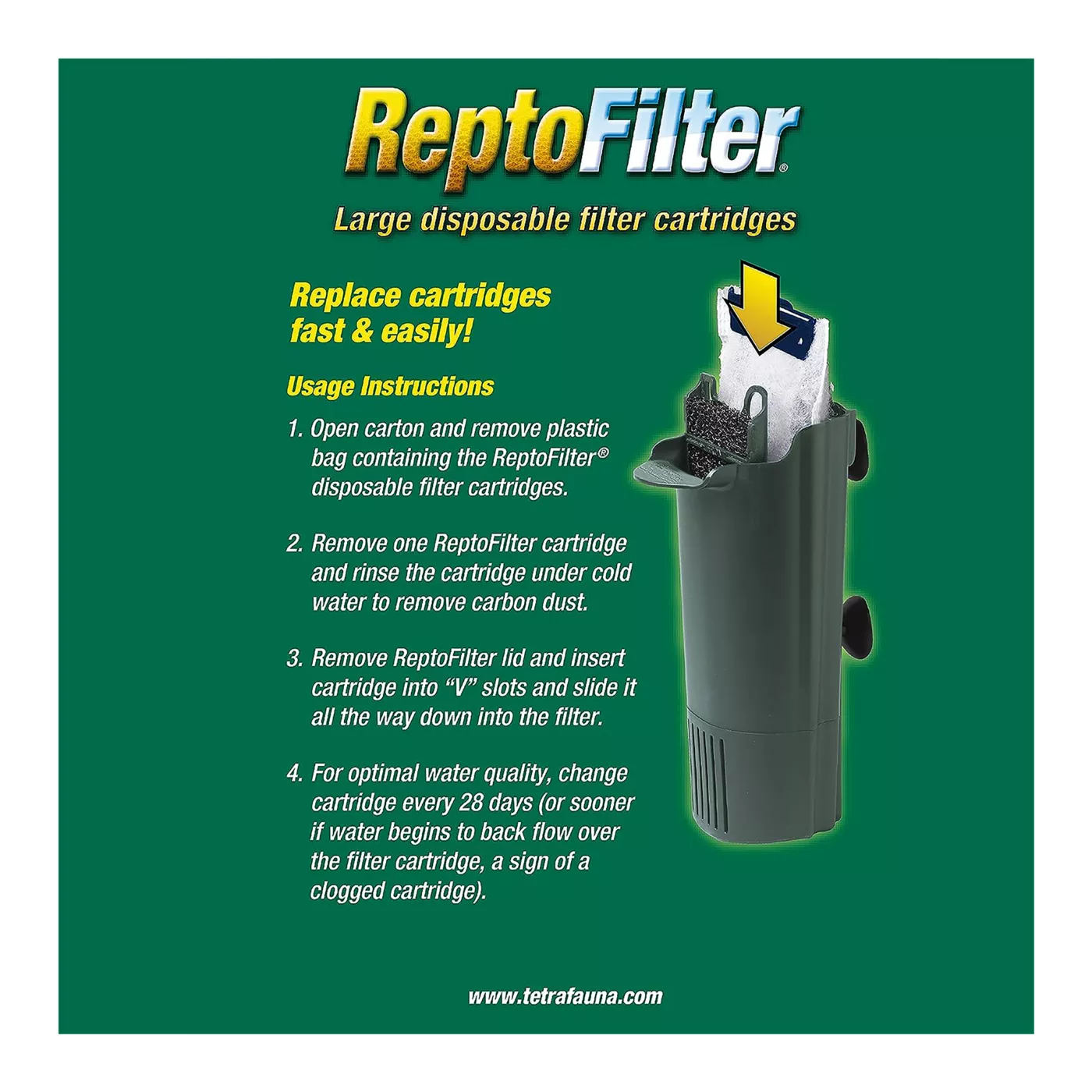 Tetra® ReptoFilter Disposable Filter Cartridge
