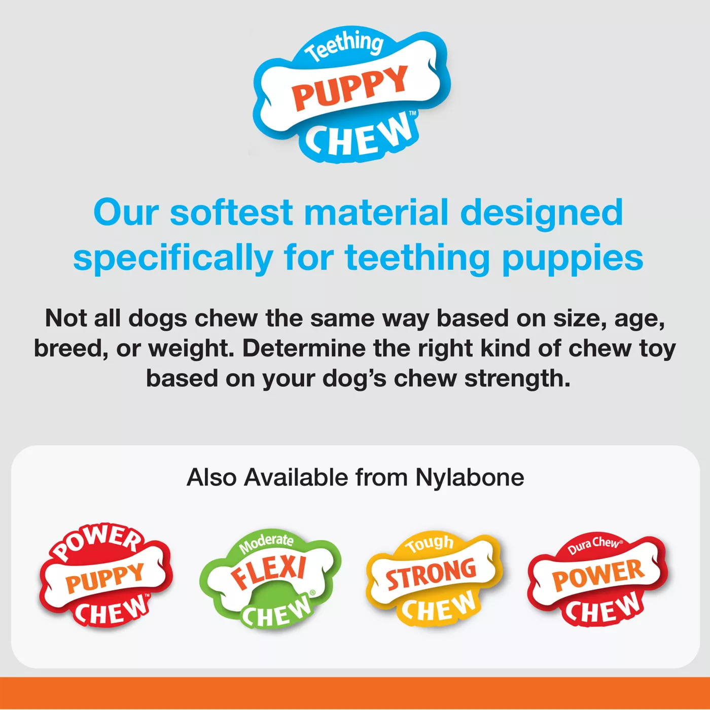 Nylabone® Puppy Ring Chew Dog Toy