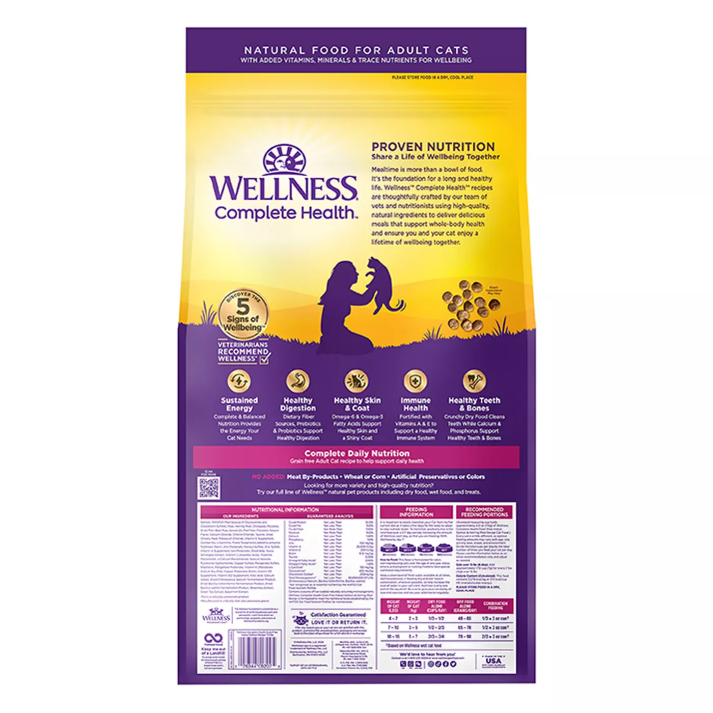 Wellness® Complete Health Indoor Cat Food Natural Grain Free Salmon