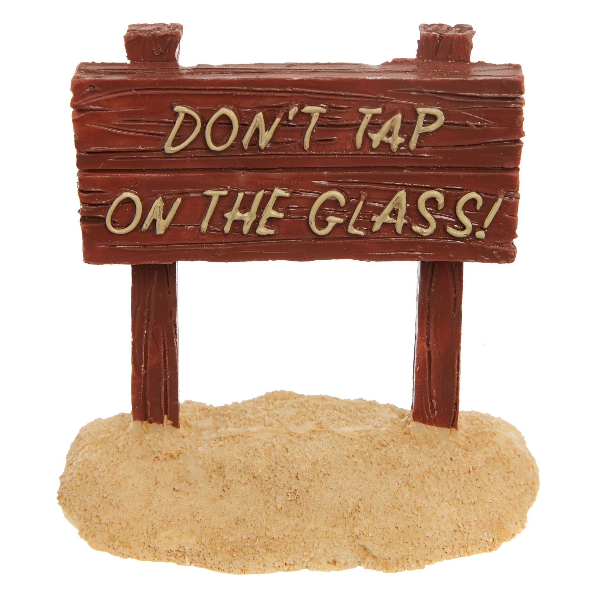 Top Fin® "Don't Tap on the Glass" Aquarium Ornament | fish Ornaments ...