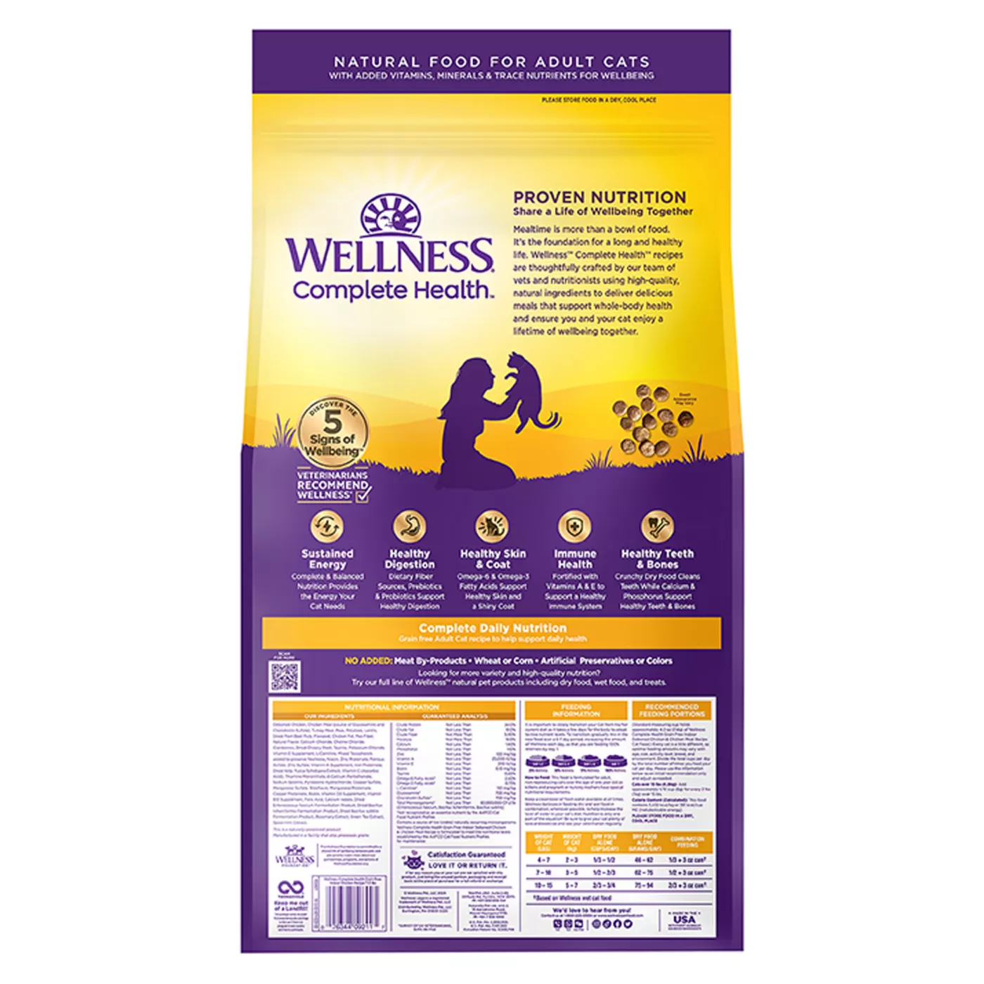 Wellness® Complete Health Indoor Cat Food Natural Grain Free