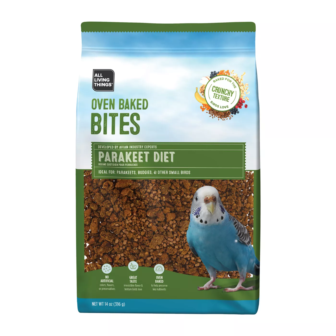 All Living Things® Oven Baked Bites Parakeet Diet