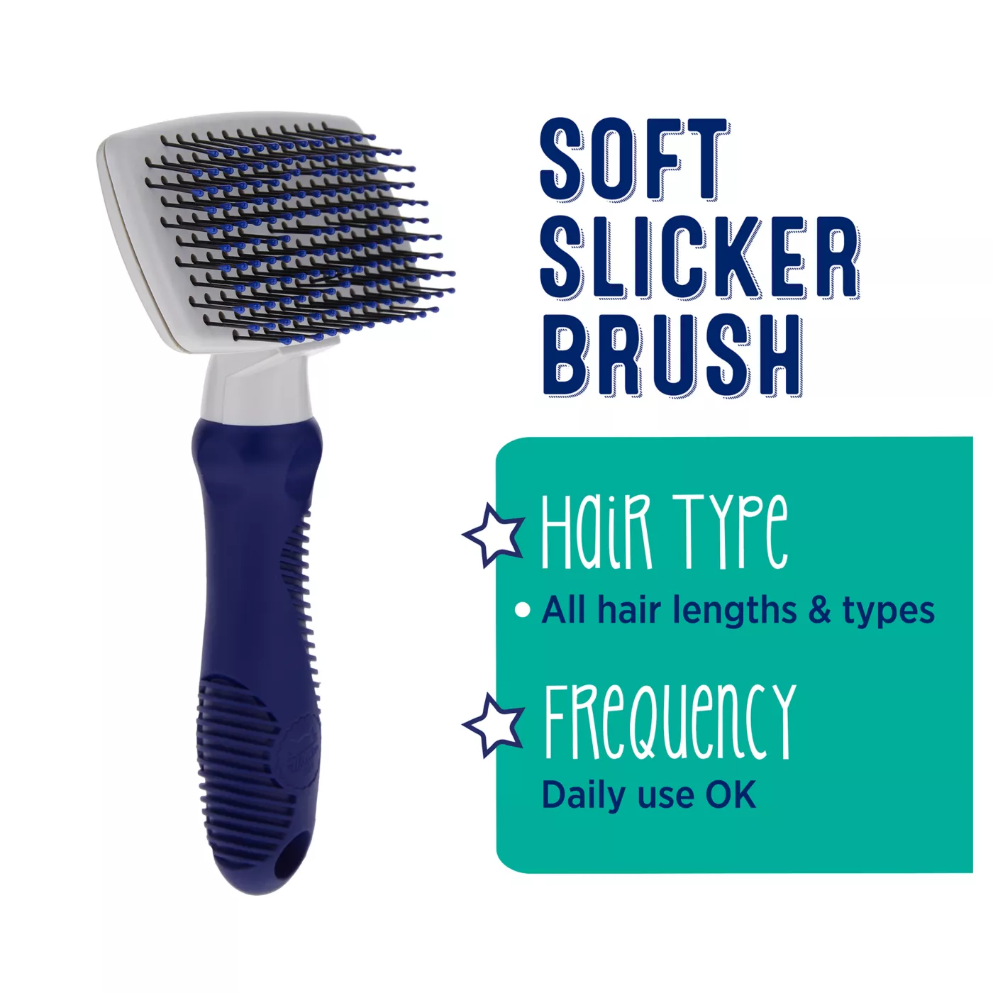 Whisker City® Soft Slicker Cat Brush