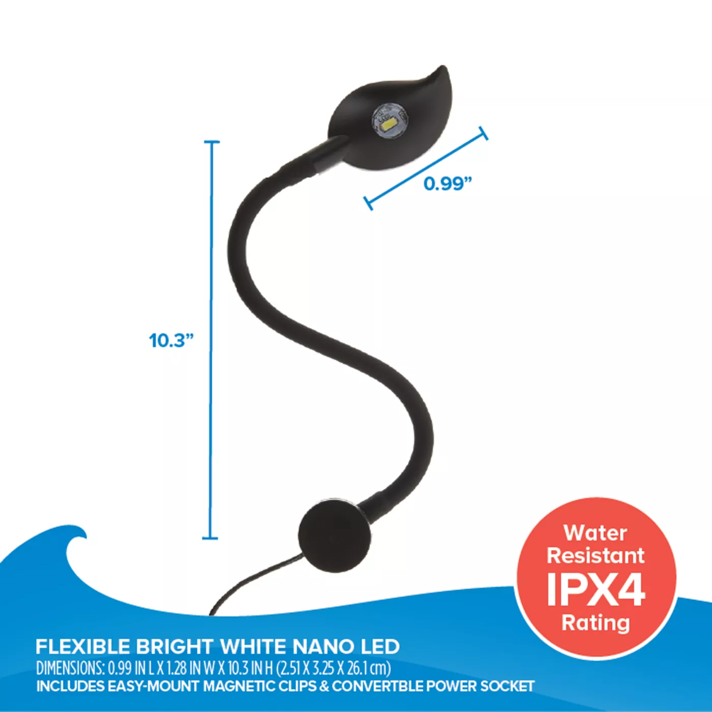 Top Fin® Flexible Nano Aquarium LED Light