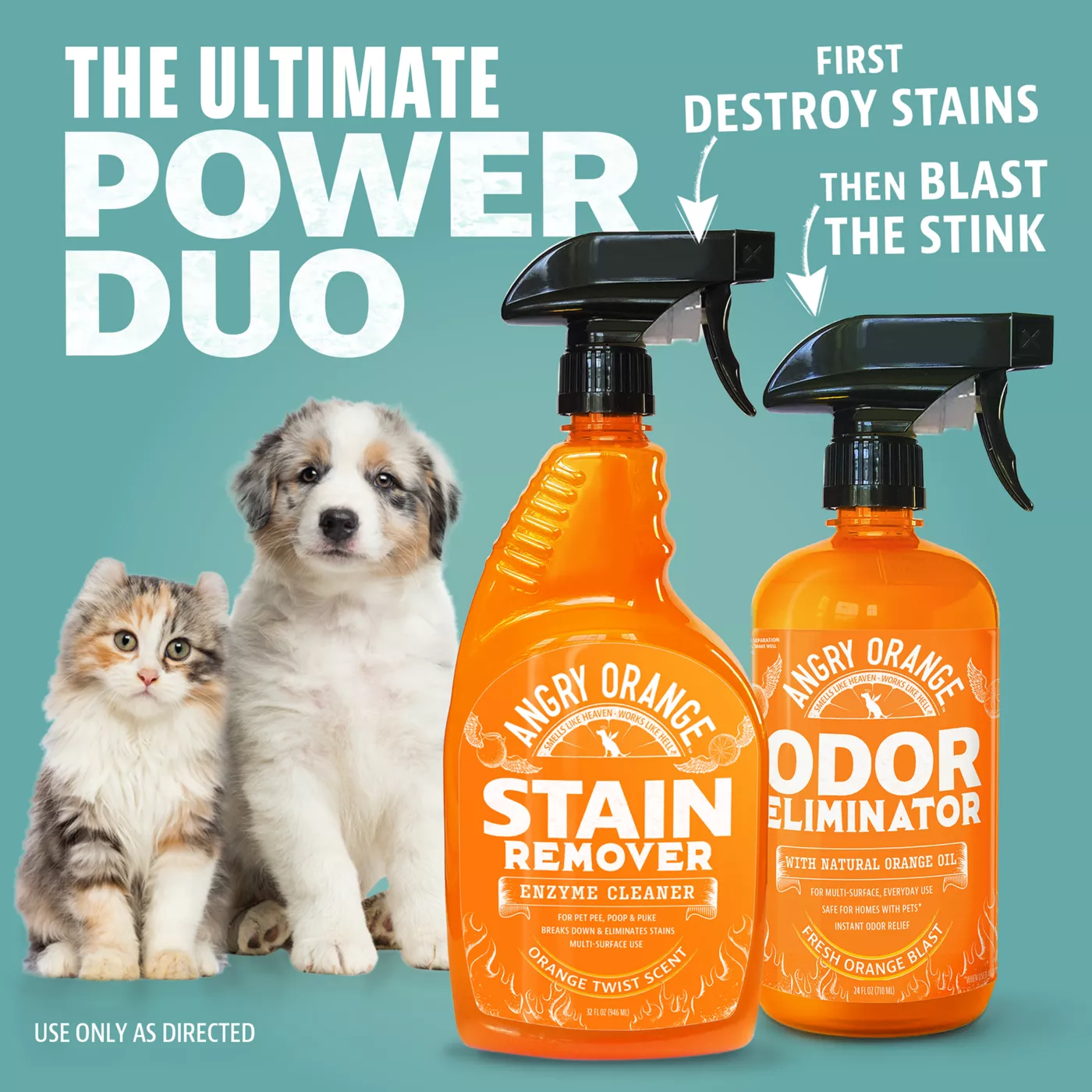 Angry Orange Pet Odor Eliminator Spray
