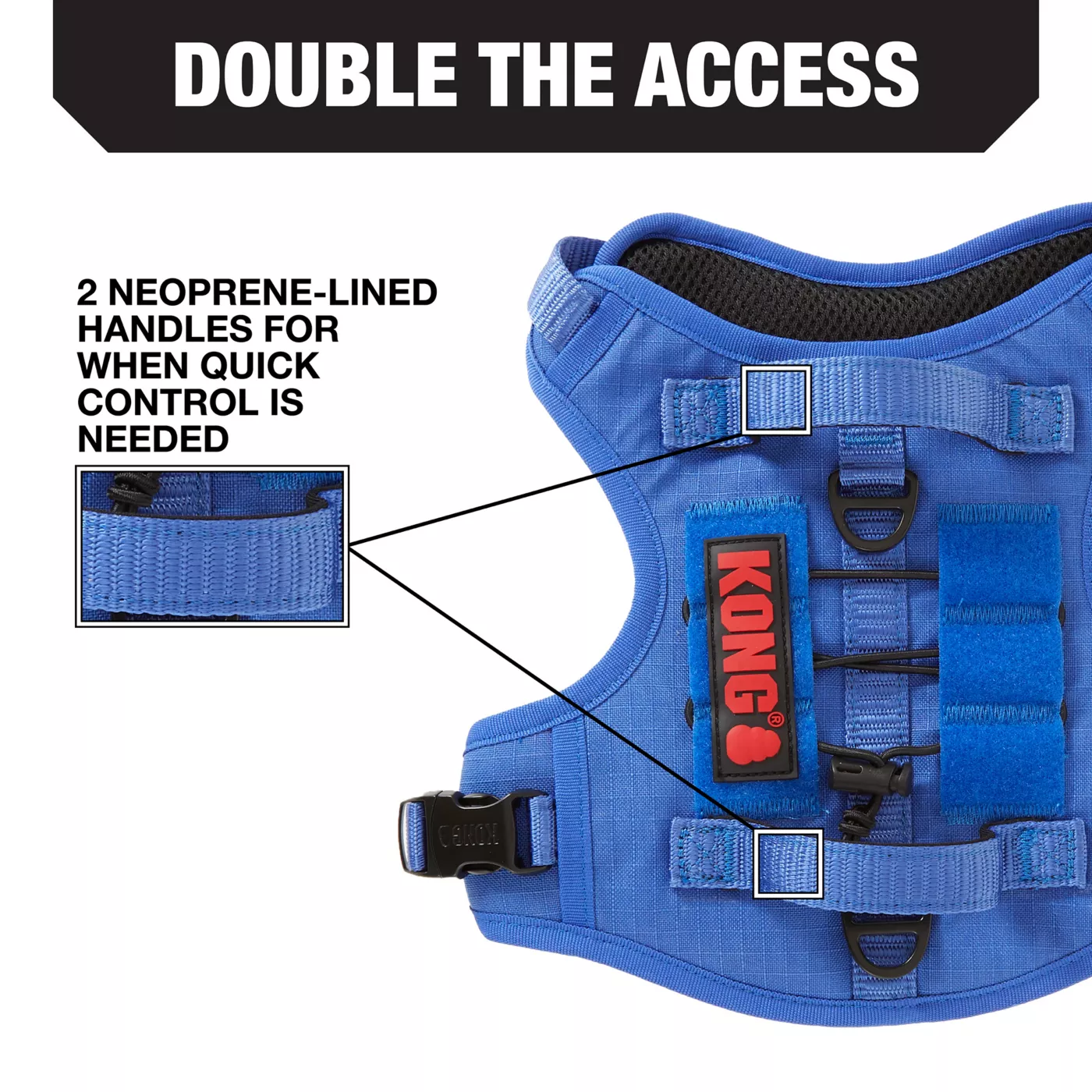 KONG® Double Handle Vest Dog Harness