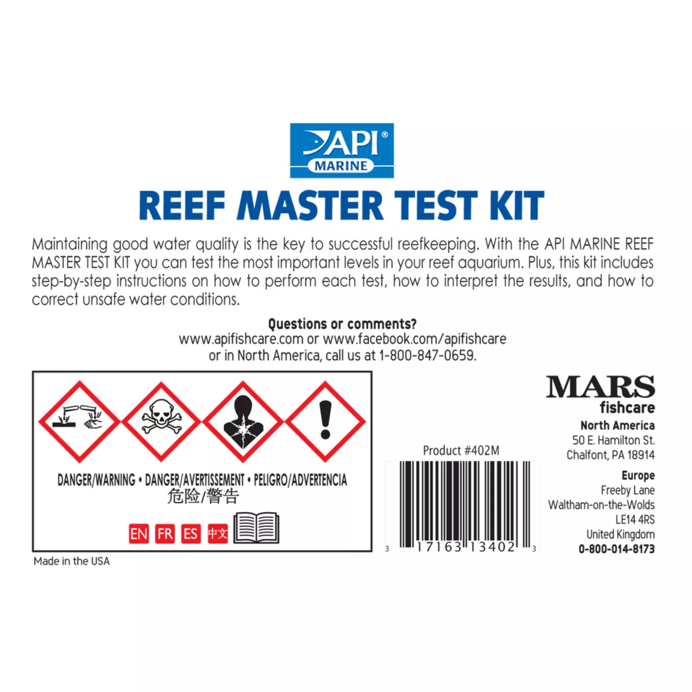 API® Reef Aquarium Water Test Kit