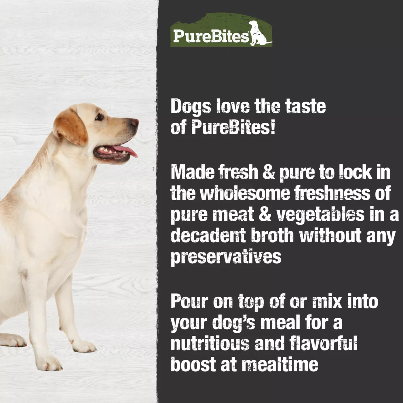 PureBites Chicken, Beef & Vegetables Broth Dog Food Topper