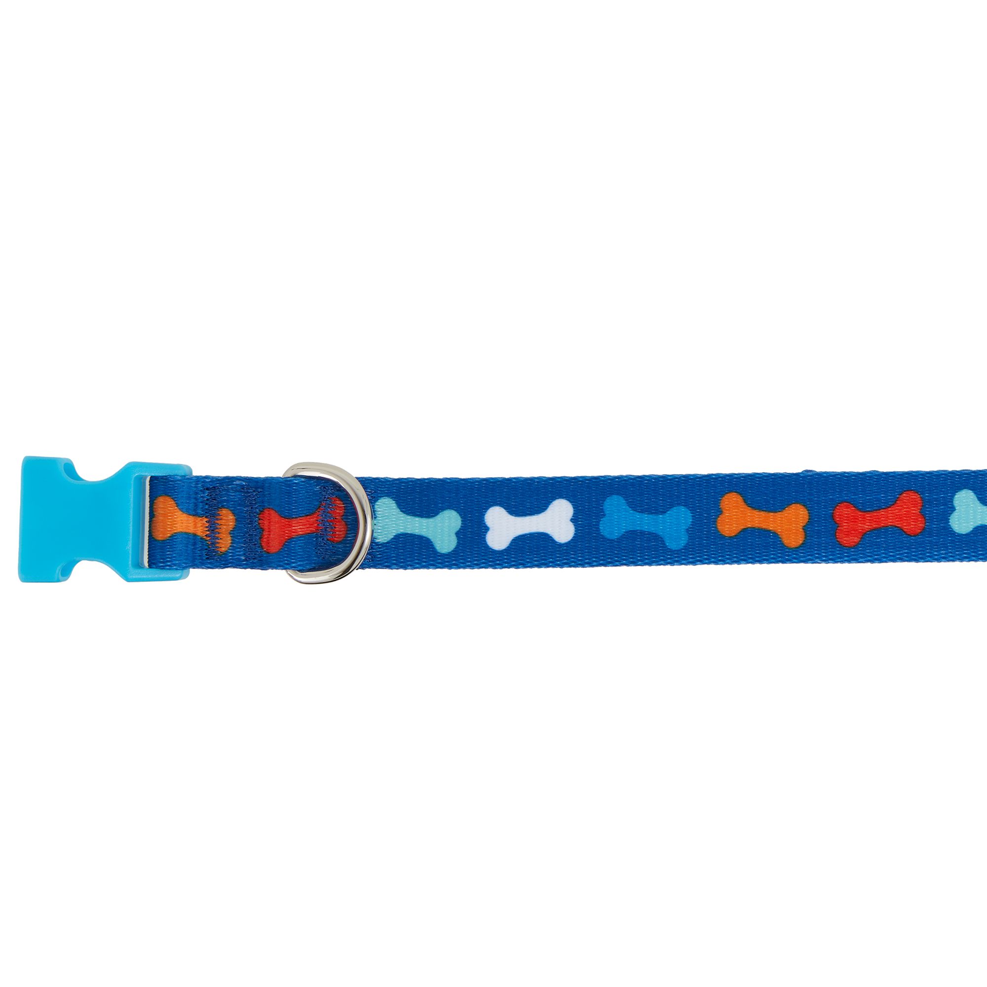 Top Paw Multi Color Bone Dog Collar