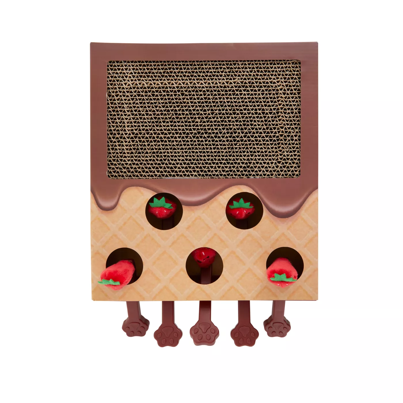 Whisker City® Whackaberry Corrugate Scratcher Cat Toy