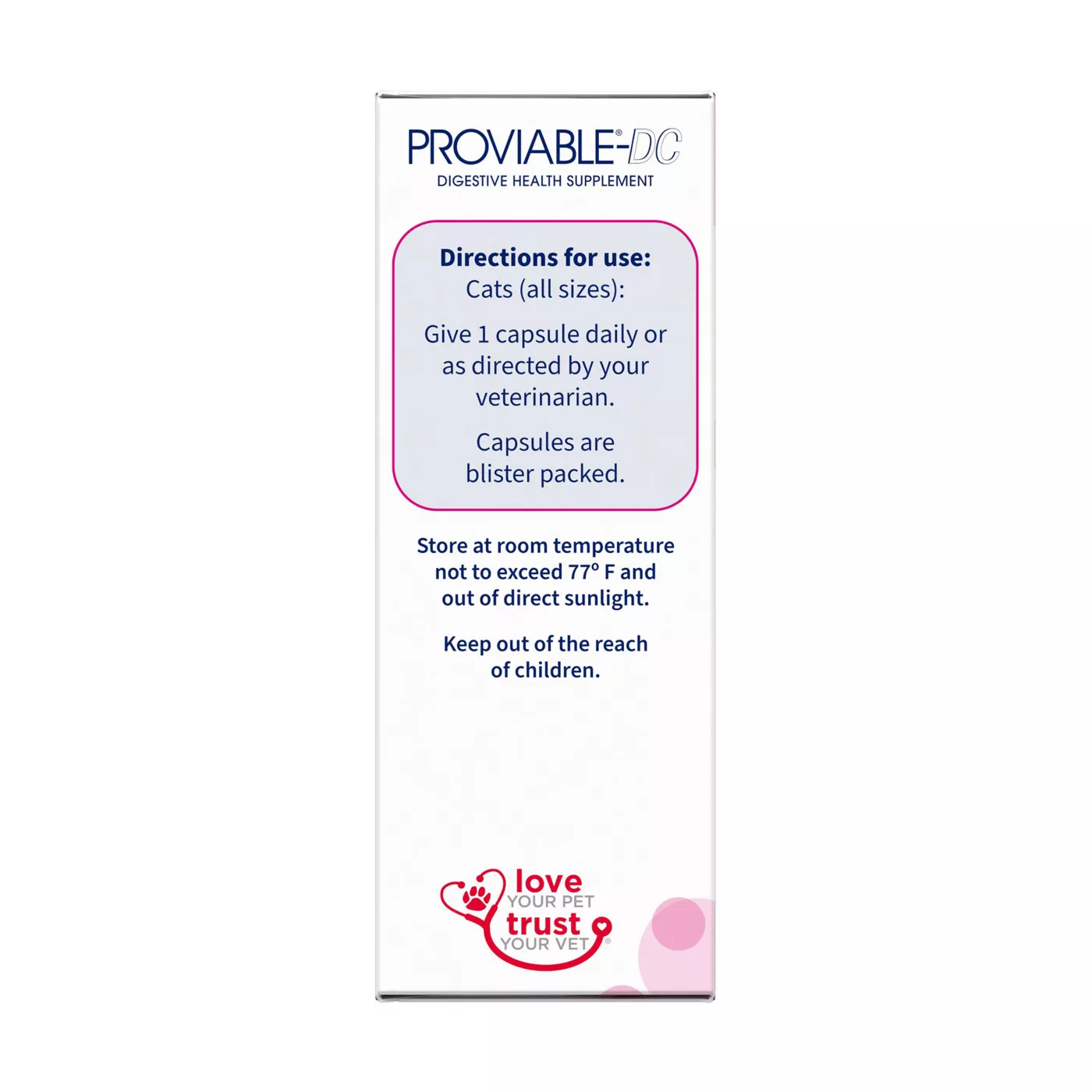 Nutramax Cat Proviable Capsules Digestive Supplement