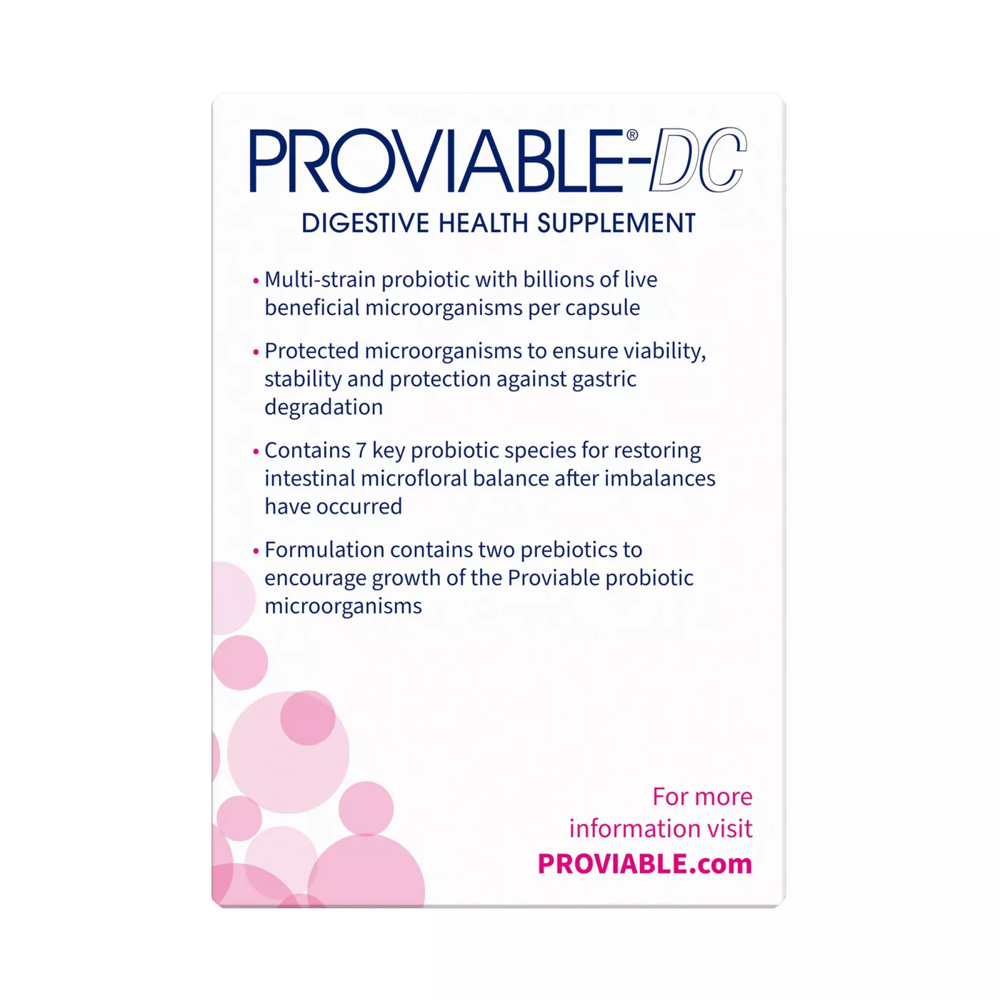 Nutramax Cat Proviable Capsules Digestive Supplement