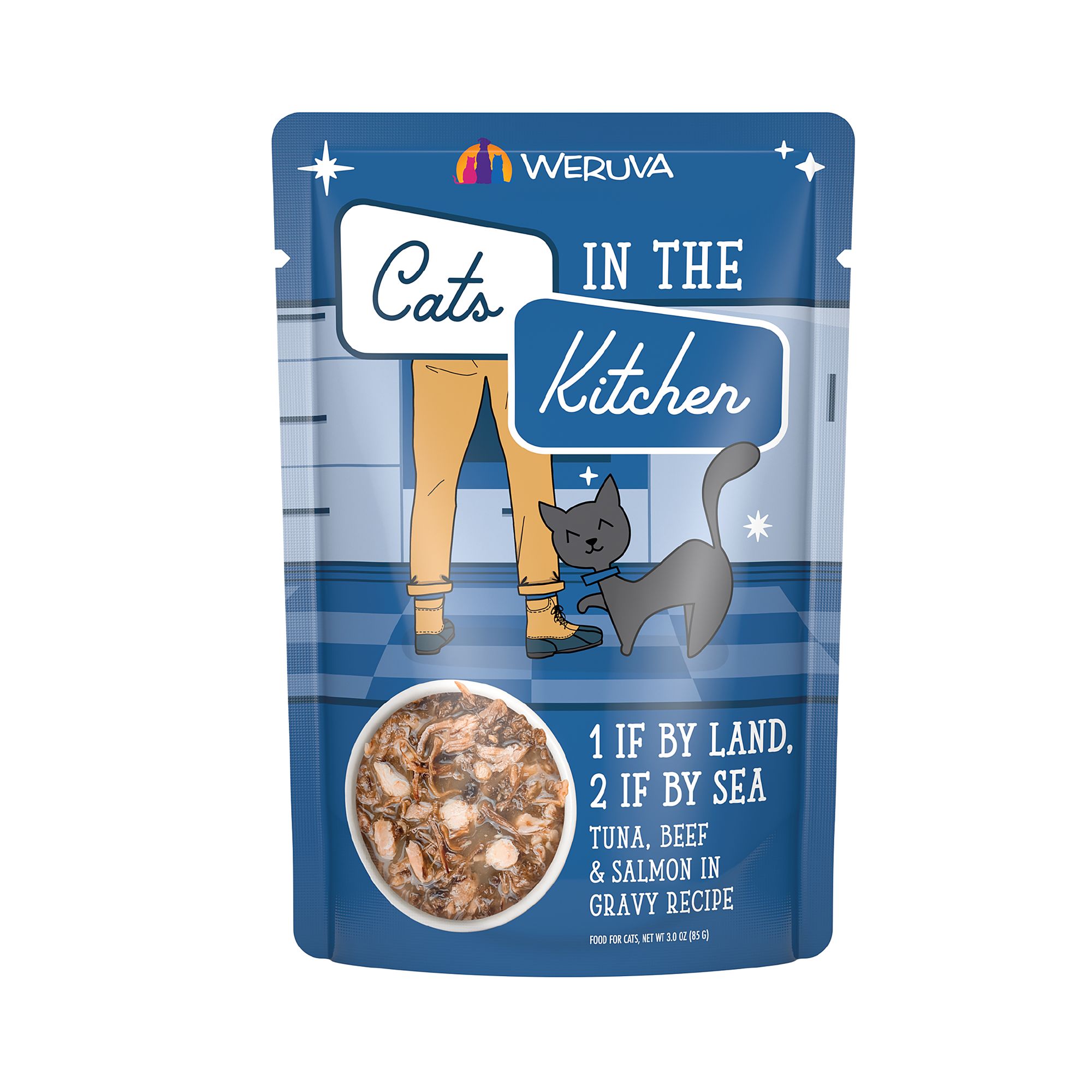 Cats in the Kitchen Originals Wet Cat Food - 3 oz, Flaked in Gravy ...