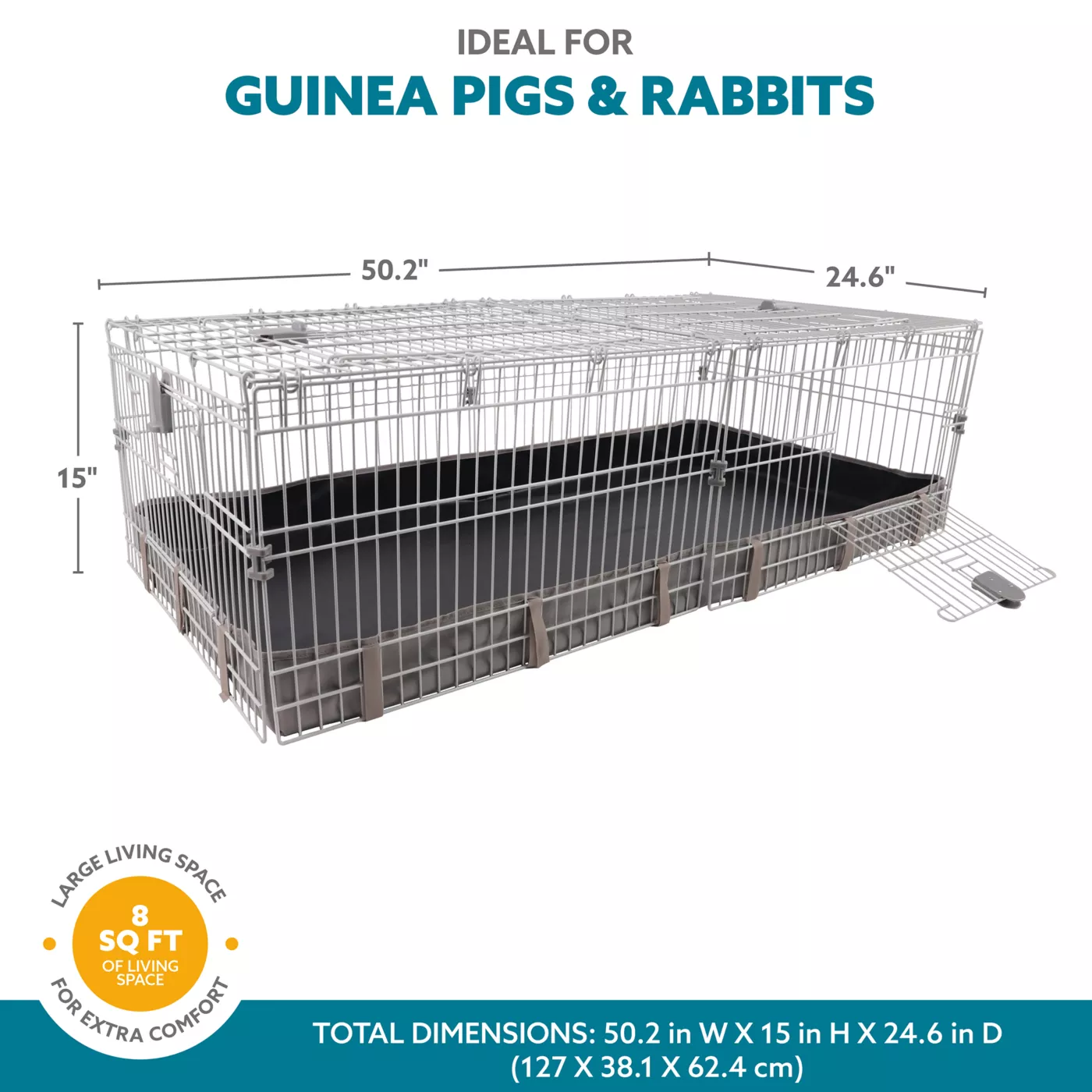 Full Cheeks™ Simple & Spacious Rabbit Habitat