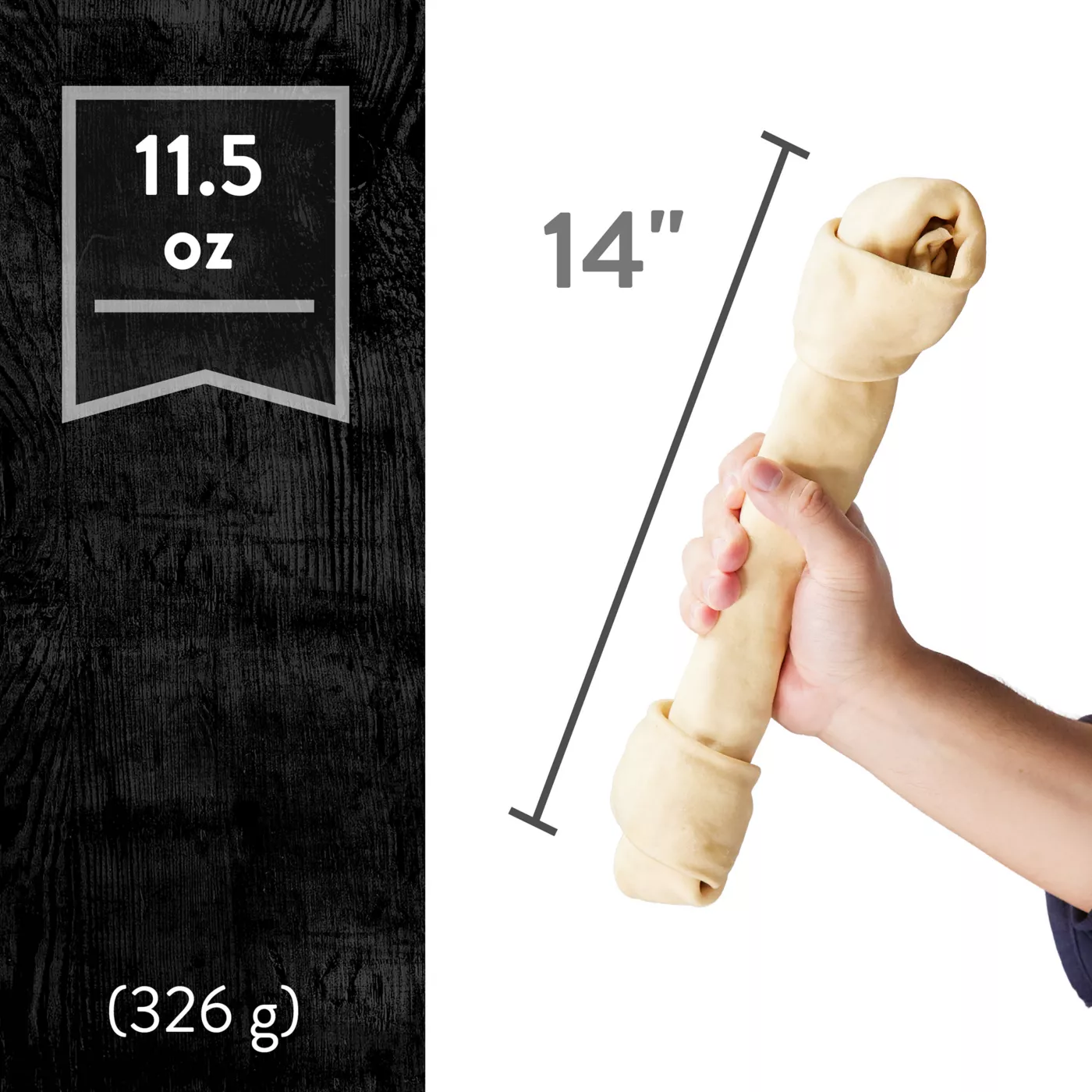 Dentley's Rawhide Knotted Bone